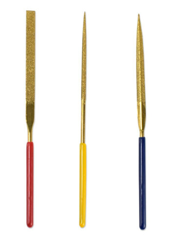 Artesania Latina 27015-3 Zestaw 3 Pilników Diamentowych (100 mm)