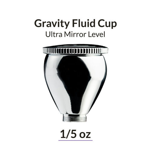 NEW! Gaahleri 47309 6 ml Ultra Mirror-Level Gravity Fluid Airbrush Cup