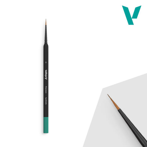 Vallejo B03000 Brush - Precision - Round Synthetic No. 0 Triangular H
