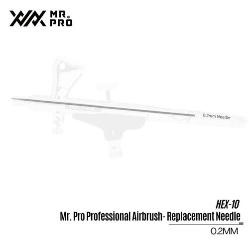 NEW! Madworks HEX-10 Replacement Needle for Mr. Pro Professional Airbrush 0.2