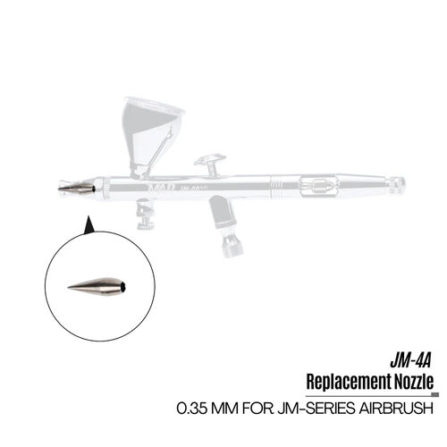 NEW! Madworks JM-4A Replacement Nozzle 0.35 mm for JM-Series Professional Airbrush