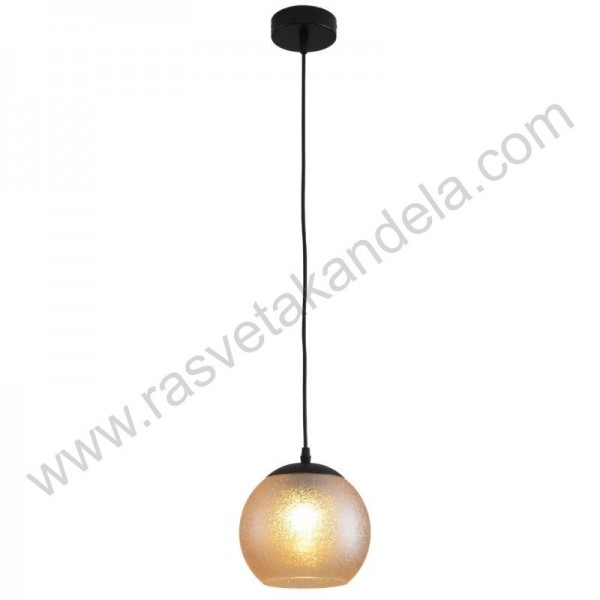 Visilica 1xE27 BELIZA-1R amber staklo