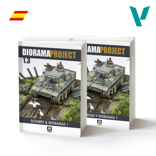 NEW! Vallejo 75047 Diorama Project 1.3 Scenery and Dioramas (Spanish Version)