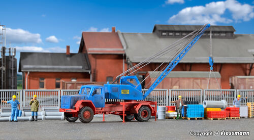 NEW! Kibri 11290 Magirus Deutz z dźwigiem / koparką Fuchs 301