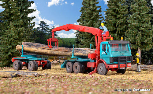 NEW! Kibri 12201 Mercedes 2226-2636 z przyczepą do dłużycy
