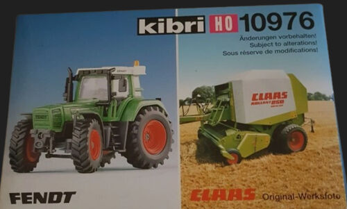 NEW! Kibri 10976 Fendt Tractor with agricultural Equipment