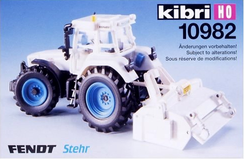 NEW! Kibri 10982 Fendt Tractor with soil cultivator
