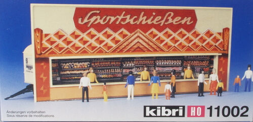 NEW! Kibri 11002 Trailer with Shooting Range