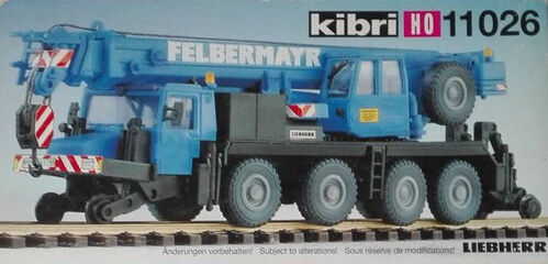 NEW! Kibri 11026 4 -axle Mobile Hydraulic Crane adapted for