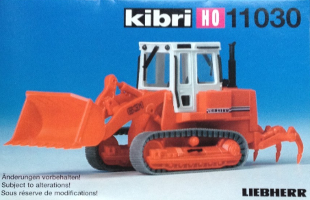 NEW! Kibri 11030 Liebherr LR631 Crawler Excavator with plough