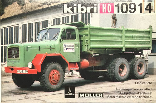 NEW! Kibri 10914 Magirus-Deutz 230D Meiller Tipper 3-axle