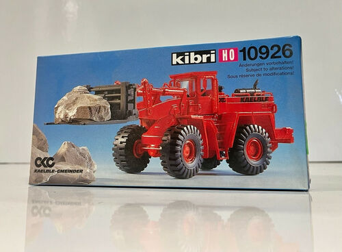 NEW! Kibri 10926 Kaelble-Gmeinder Loader 2 axles with Fork