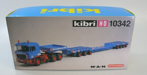 NEW! Kibri 10342 MAN 3-axle with 7-axle Heavy Low-Floor Semi-Trailer