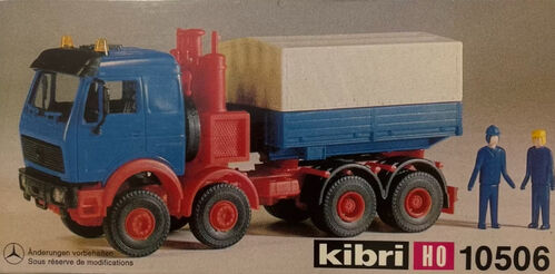 Kibri 10506 Mercedes Benz 4-axle Tractor with Tarpaulin Box
