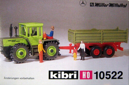 NEW! Kibri 10522 Mercedes Benz Tractor with 2-axle Tipple Trailer