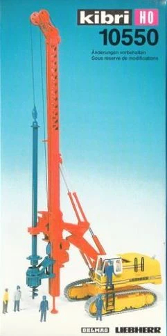 NEW! Kibri 10550 Liebherr 974 Crawler Construction Equipment with Device