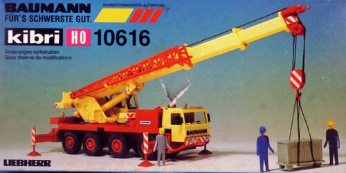 NEW! Kibri 10616 4-axle Mobile Hydraulic Crane