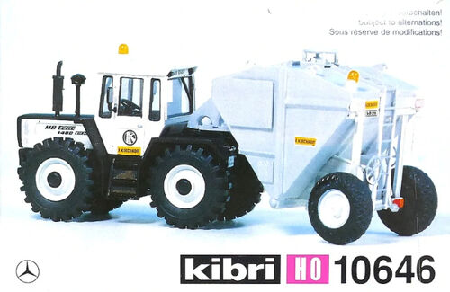 Kibri 10646 Mercedes Benz Tractor with 2-axle Silo Semi-Trailer