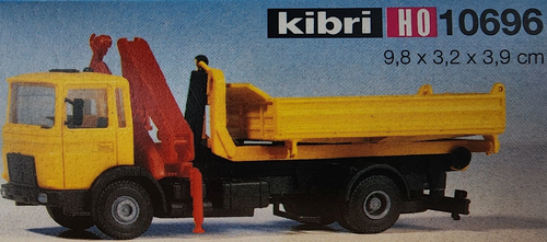 NEW! Kibri 10696 MAN 2-axle with Self-Loading Crane and Container