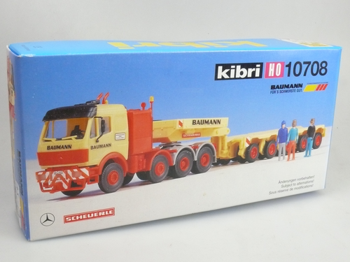 NEW! Kibri 10708 Mercedes Benz 4 -axle with 5 -axle Modular Semi-Trailer