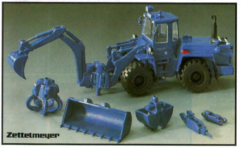 NEW! Kibri 10322 Wheel Loader with Additional TH Equipment