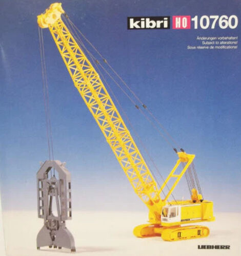 NEW! Kibri 10760 Liebherr Litronic Crawler Excavator with Special