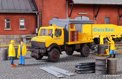 NEW! Kibri 10770 Unimog GleisBau with LED Lighting