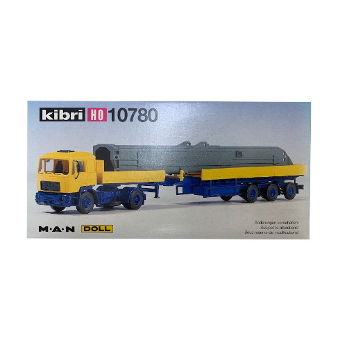 NEW! Kibri 10780 MAN 3-axle with Semi-Trailer 3-axle with load DOLL