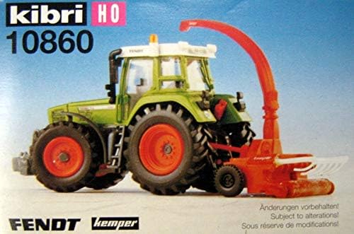 NEW! Kibri 10860 Fendt Tractor with Kemper Shredder