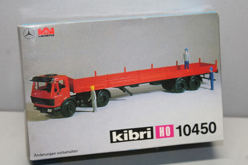 NEW! Kibri 10450 Mercedes-Benz 2/oś z naczepą 2/oś platforma niskoburtowa