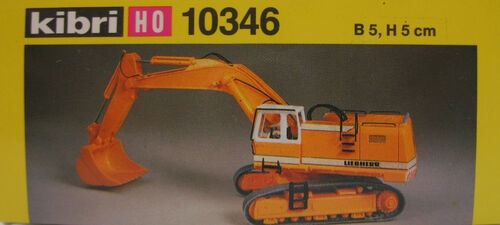 NEW! Kibri 10346 Koparka gąsienicowa Liebherr 974 gąsienicowa z dużą łyzką