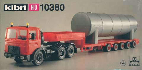NEW! Kibri 10380 MB 3/oś z naczepą 5/oś z ładunkiem zbiornik