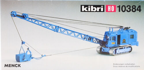 Kibri 10384 Koparka Menck na gąsienicach z zestawem do łyżki ciągnącej