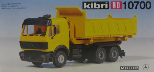 NEW! Kibri 10700 Mercedes-Benz 3/oś z kontenerem ładunkowym Meiller