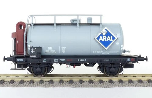 NEW! Exact-Train EX20576 24 m3 Uerdinger Tank Wagon, 503 468 Aral, DB, Ep. IIIb