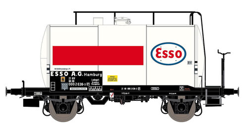 NEW! Exact-Train EX20613 Wagon cysterna 30m3 Uerdinger, 21 80 000 2 638-3 Esso, DB, Ep. IV