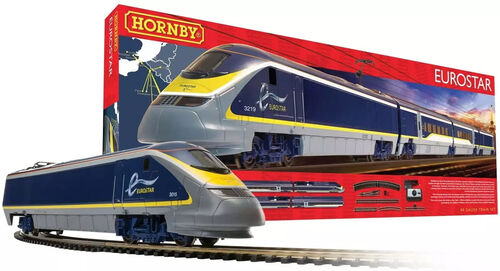 NEW! Hornby R1176P Eurostar Train Set