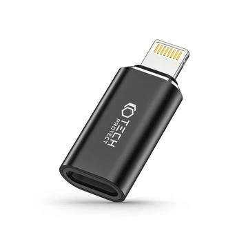 TECH-PROTECT ULTRABOOST LIGHTNING TO USB-C ADAPTER - BLACK