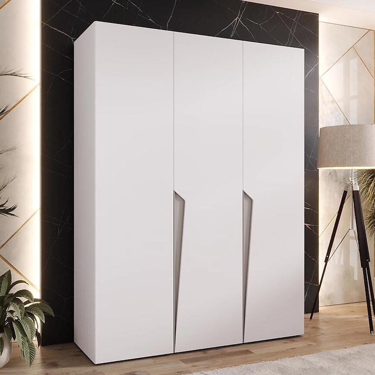 Piano ormar 150x50x202 cm bela/kašmir
