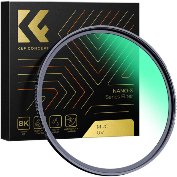 KF Concept KF01.980 40.5mm MCUV Protection Filter with 28 Multi-Layer Green Coatings HD Waterproof Scratch Resistant (Nano-X Series)