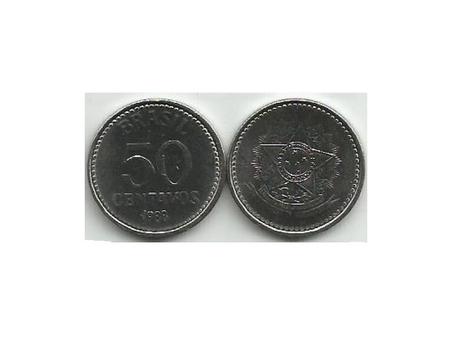 BRAZIL 50 centavos 1988. UNC/AUNC
