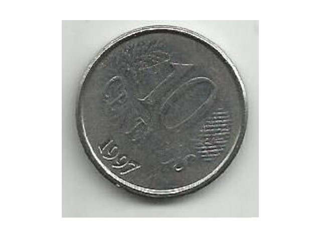 BRAZIL 10 centavos 1997.