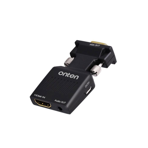 ADAPTER HDMI NA VGA SA AUDIO PRIKLJUCKOM JACK 3.5MM DC 5V (OTN-7557) ONTEN