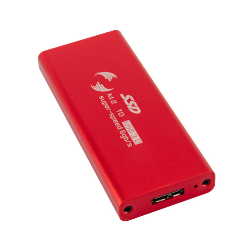 ADAPTER SSD NVME - USB 3.1 CRVENI