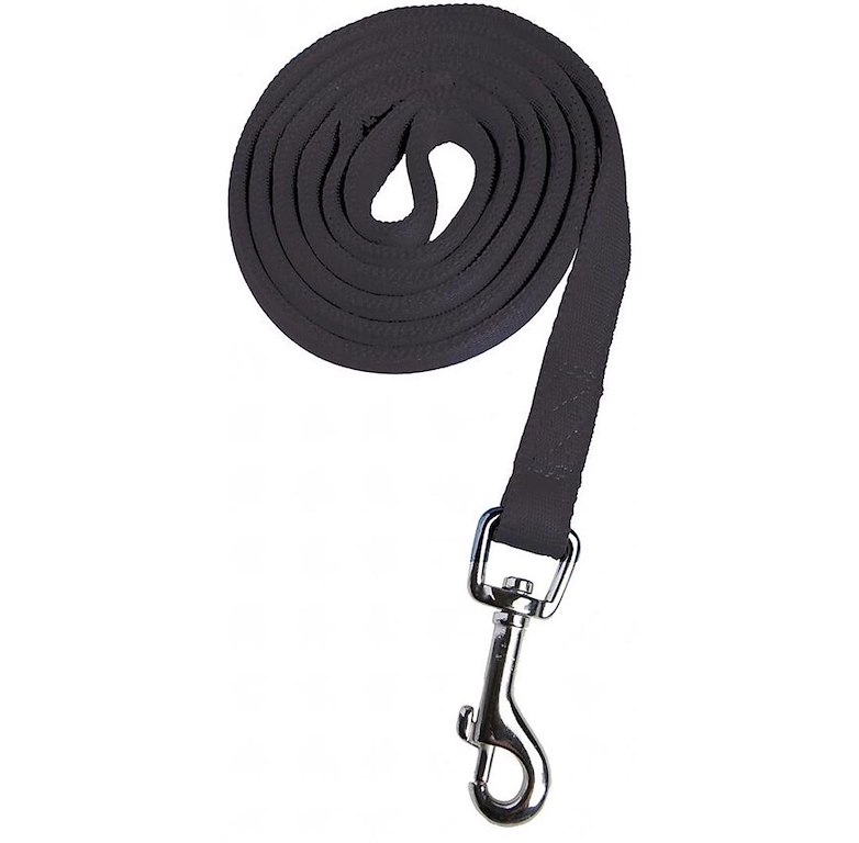 Traka za povodac za pse Cushion 15 mm/1,2 m crna