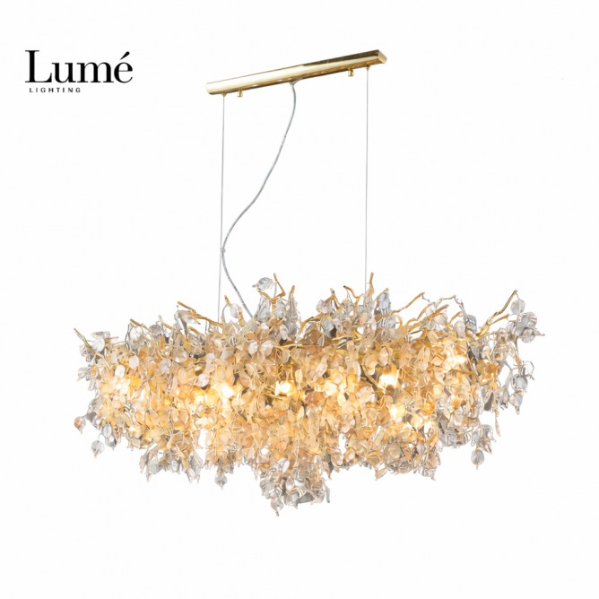 LUNA 327 LUSTER 12*G9 BRONZA