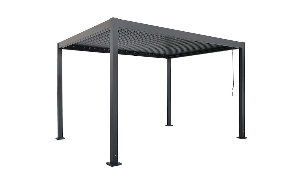 Bioklimatska aluminijumska pergola 300x400x250 cm, antracit