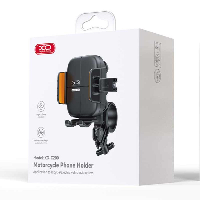 XO-C200 DRZAC ZA MOTOR I BICIKL CRNI