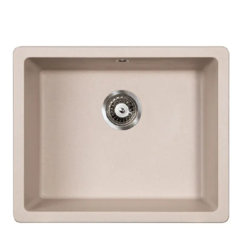 Metalac QUADRO U 50 granitna sudopera podgradna bež 570×470 mm – Ø90