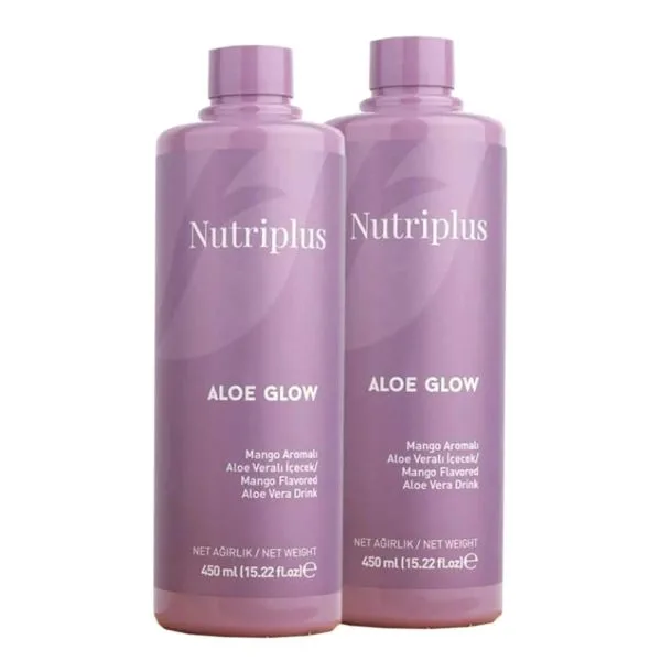 Nutriplus Aloe Glow napitak sa sokom Aloe Vere,aroma manga,450ml 1+1